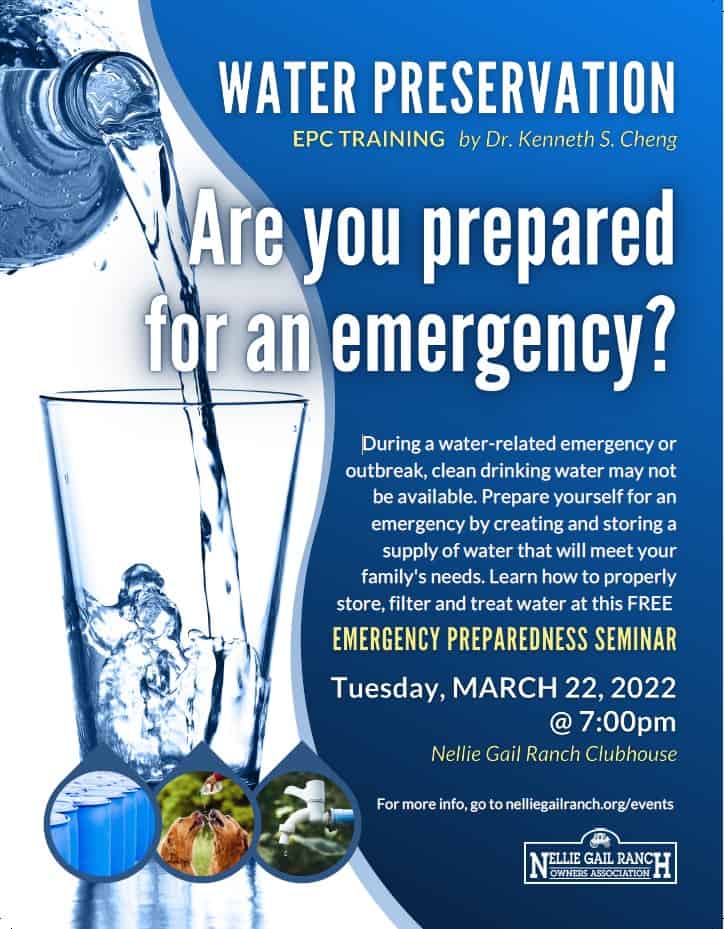 Water Preservation – Nellie Gail Ranch Owners Association